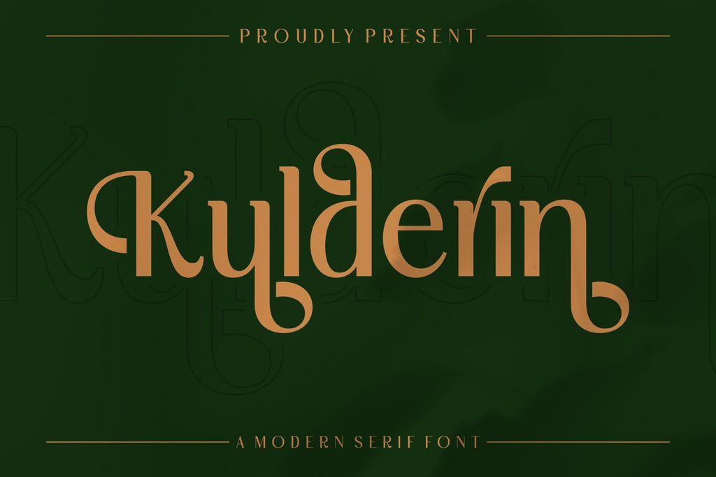 Kulderin Typeface - So Fontsy