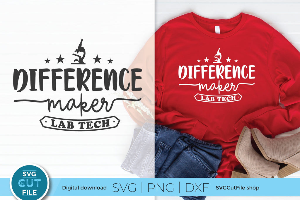 Lab tech svg Difference Maker - So Fontsy