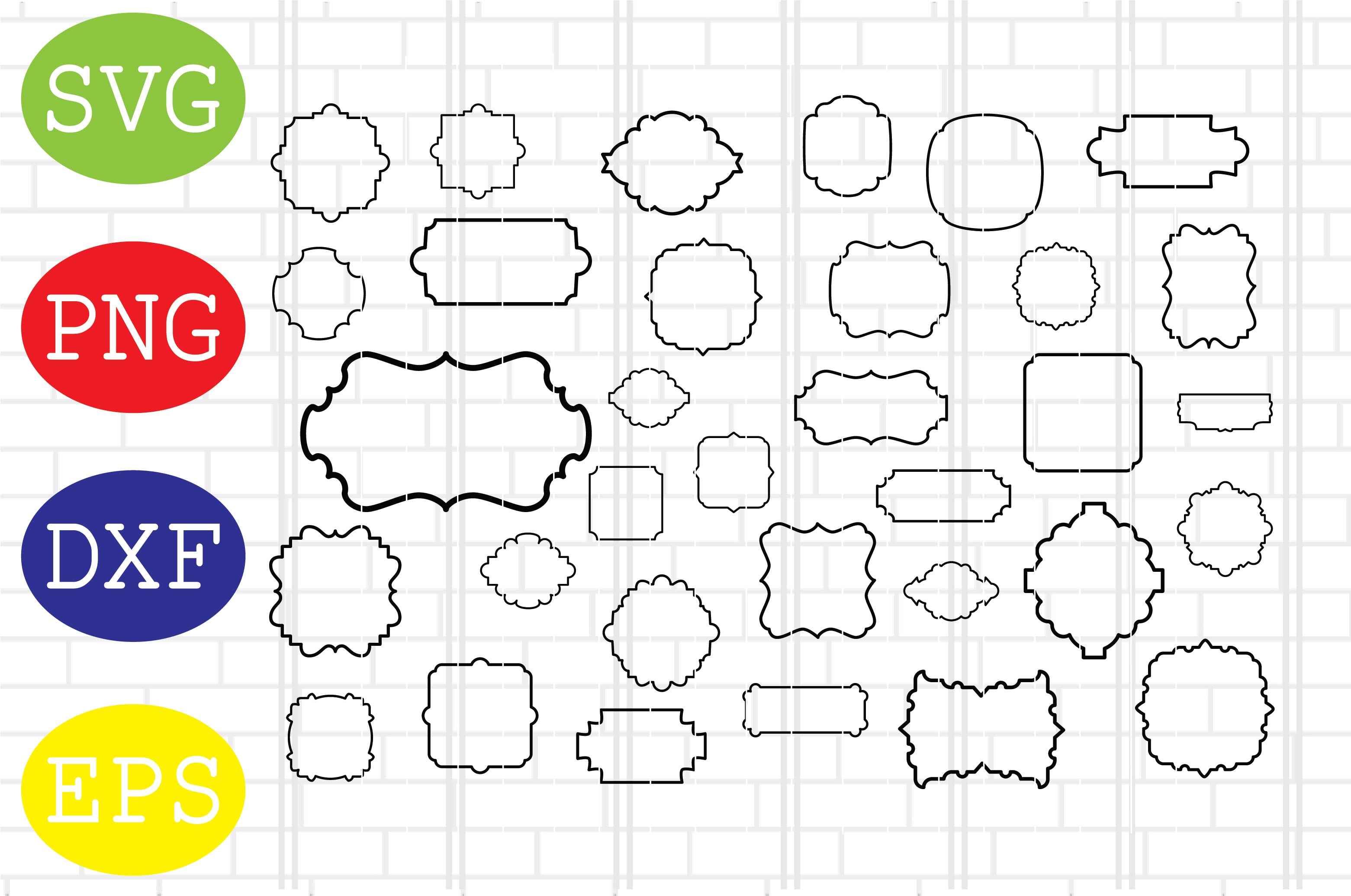 Decorative Label Clipart