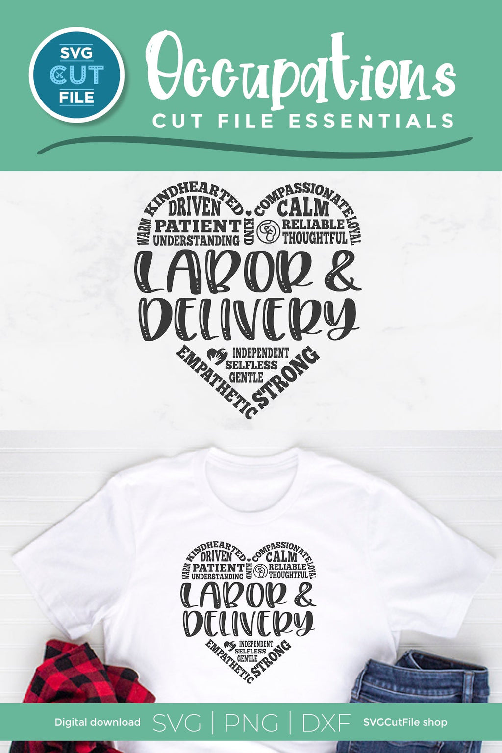 Labor and delivery svg for childbirth or pregnancy support workers - So ...