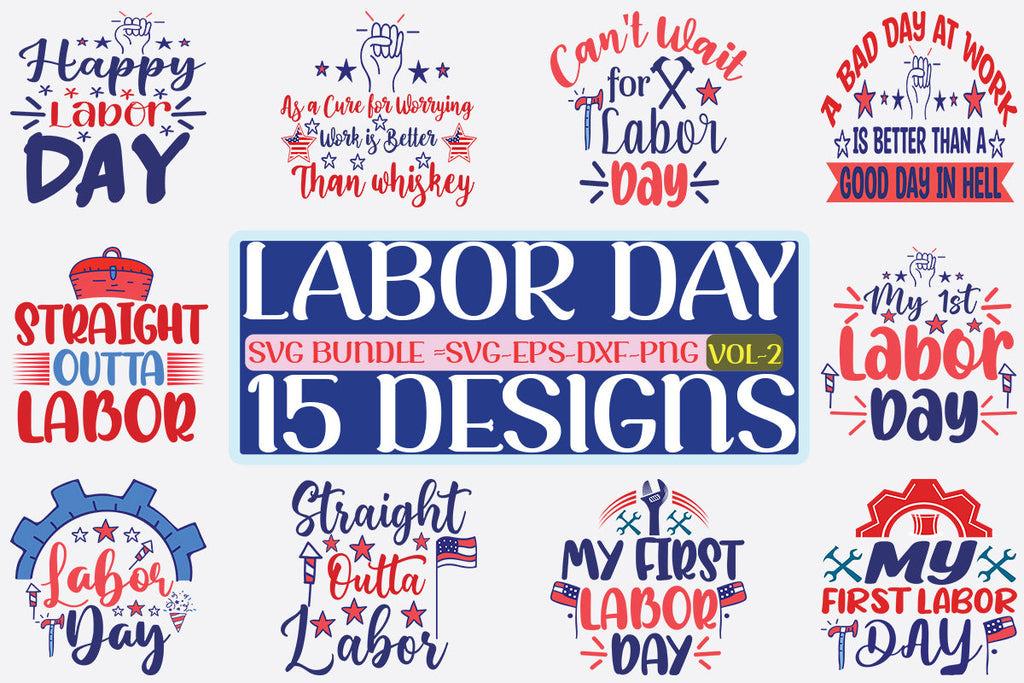 Labor Day SVG Bundle Vol-02 - So Fontsy