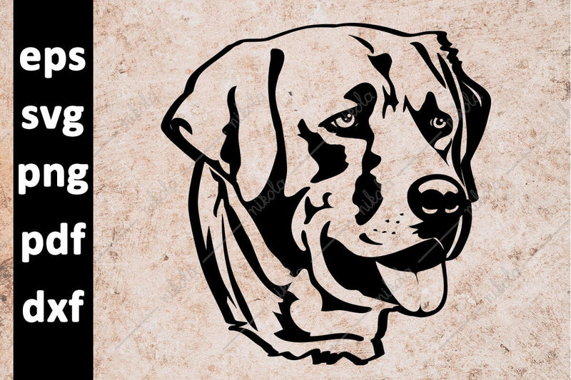 Labrador Dog Cut File Clipart PNG SVG EPS DXF PDF - So Fontsy