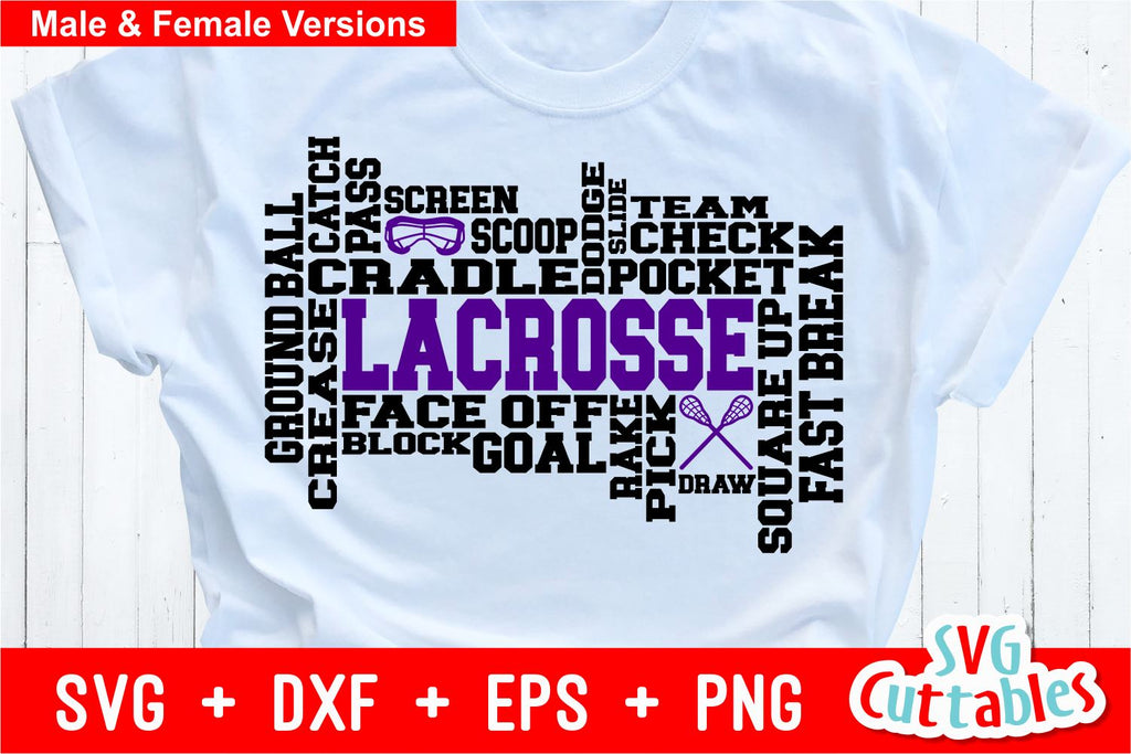 Lacrosse Word Art - So Fontsy