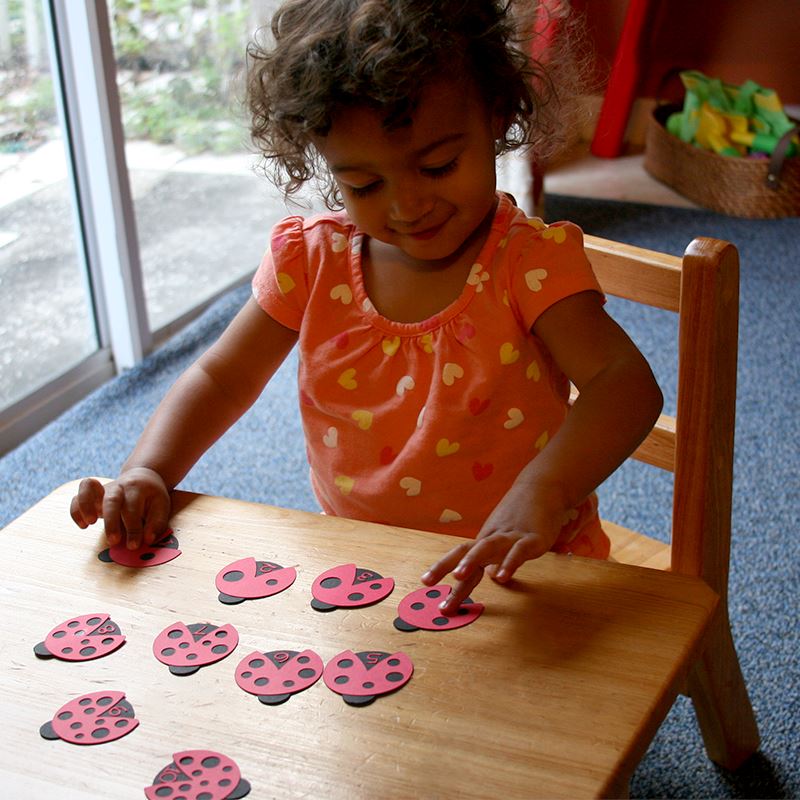 Ladybug Counting Game - So Fontsy