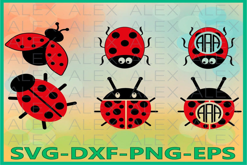 Ladybug Frame Svg - So Fontsy