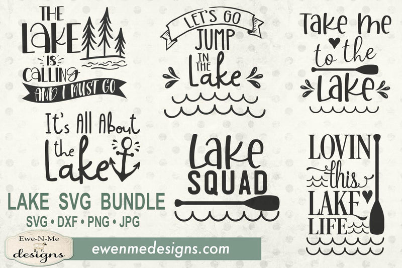 Lake Bundle - Summer - SVG - So Fontsy