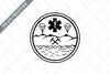 Land Sea Air Rescue Icon Sign Symbol Black and White - So Fontsy