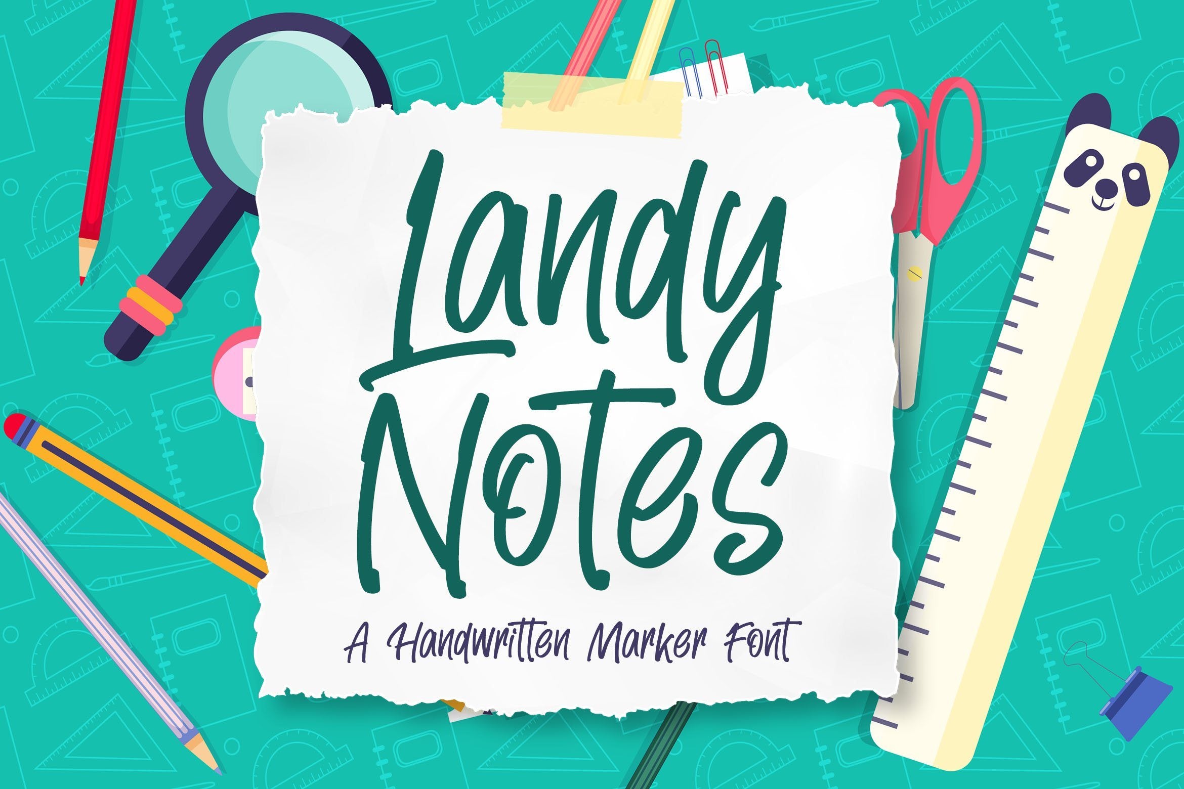 Landy Notes Handwritten Font - So Fontsy
