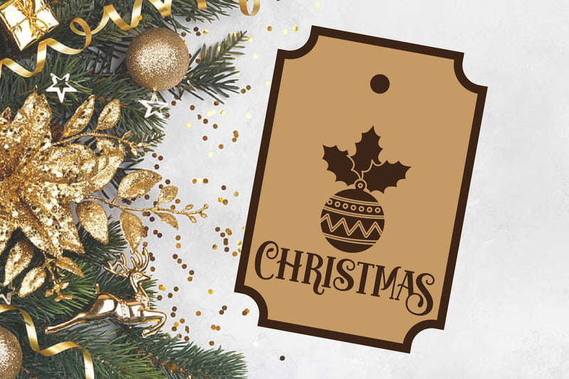 Laser Cut Christmas Gift Tag Bundle - So Fontsy