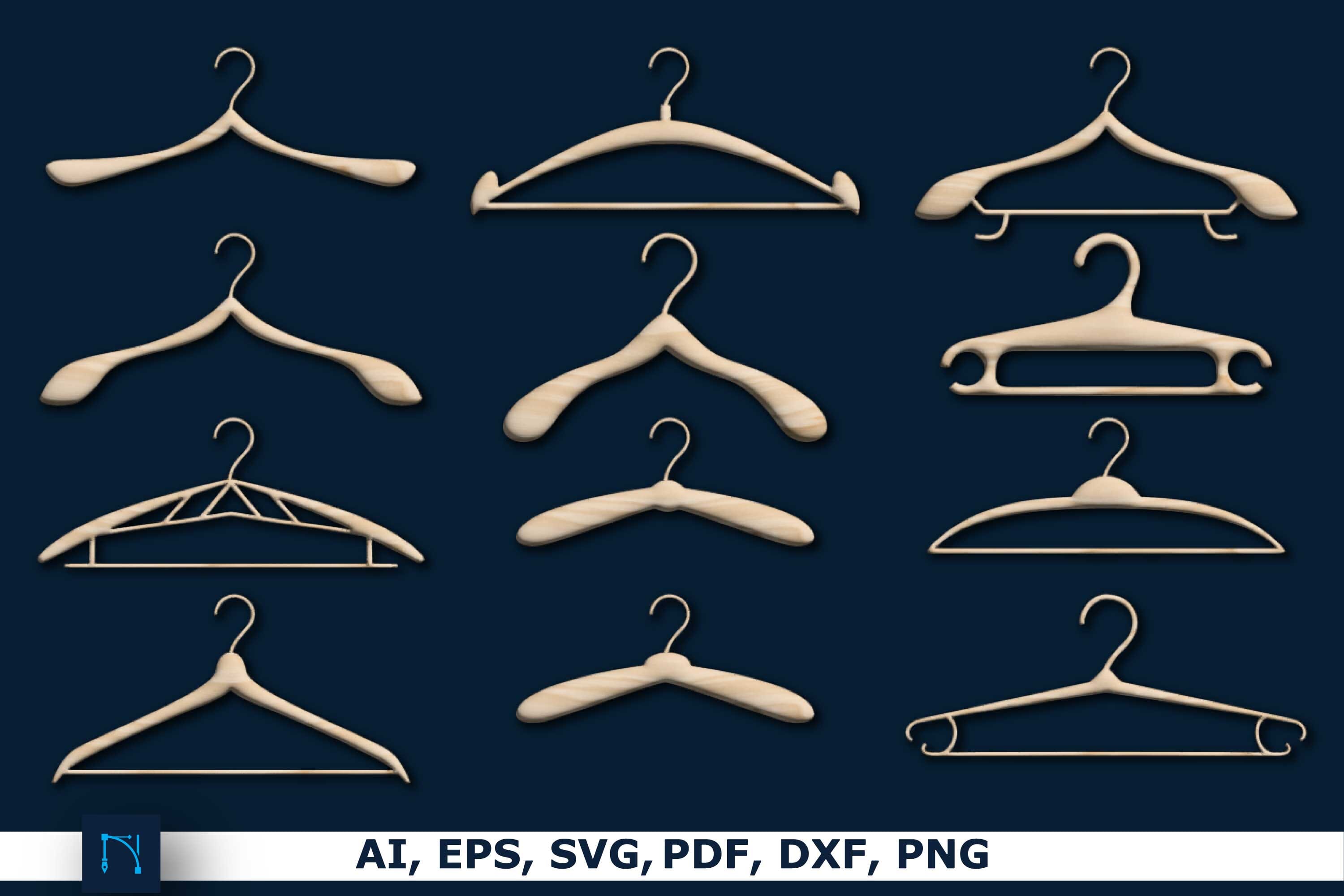 Laser Cut Hanger SVG Bundle - So Fontsy