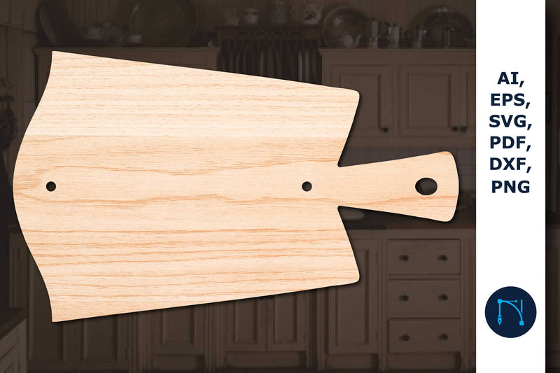 laser cut Kitchen Board Svg - So Fontsy
