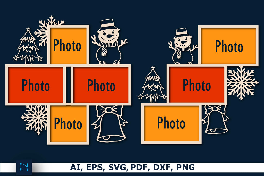 Laser Cut Photo Frame SVG Bundle - So Fontsy