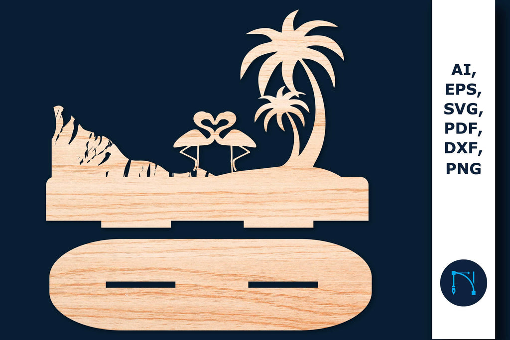 Laser cutting sea view Bundle SVG - So Fontsy