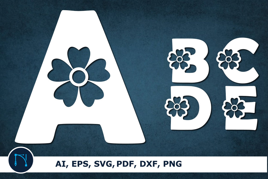 laser/paper cut alphabet A-Z SVG bundle SVG - So Fontsy