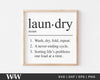 Laundry Definition SVG | Laundry Room Cut File - So Fontsy