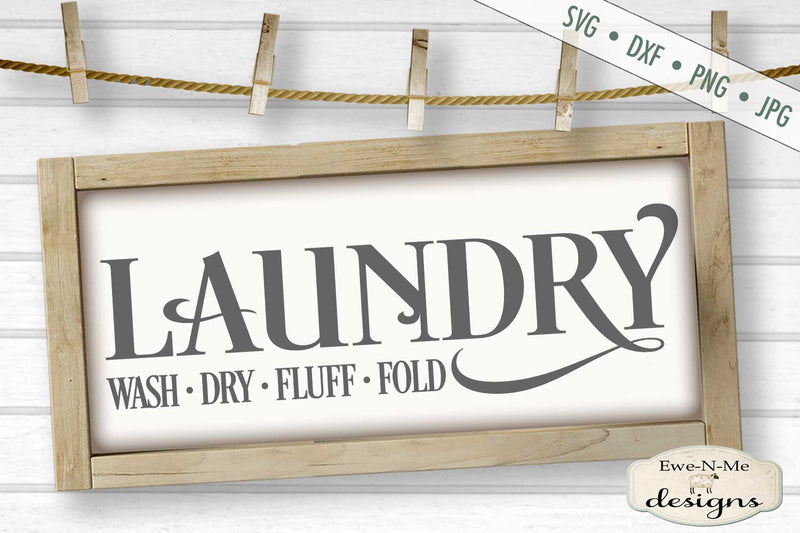 Laundry Room Bundle - SVG - So Fontsy