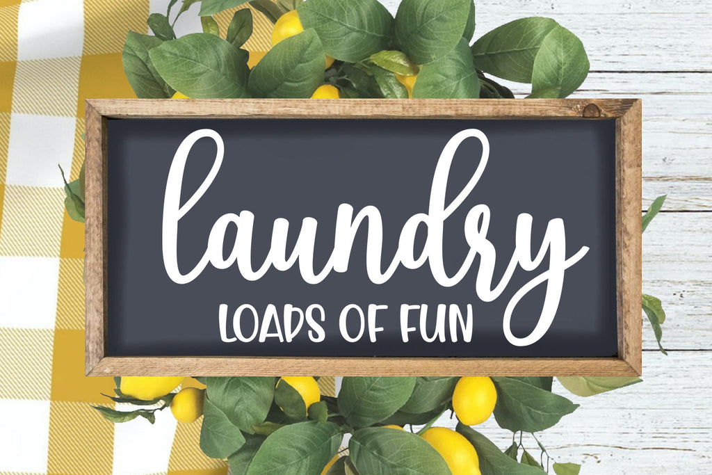 Laundry Room Sign SVG I Laundry Sign I Farmhouse Sign SVG - So Fontsy