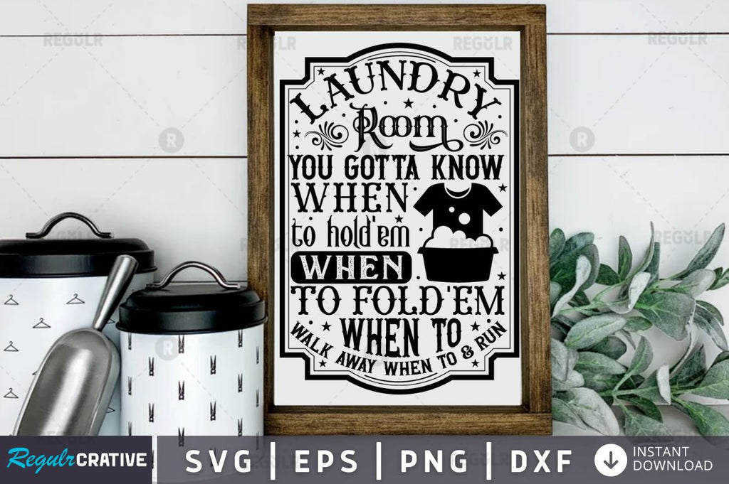 Laundry room SVG - So Fontsy