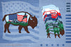 Layered Bison patriotic svg, 4-th of july USA Buffalo svg, American ...