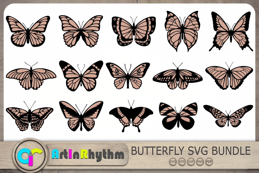 Yellow Butterfly, Butterfly Svg - So Fontsy