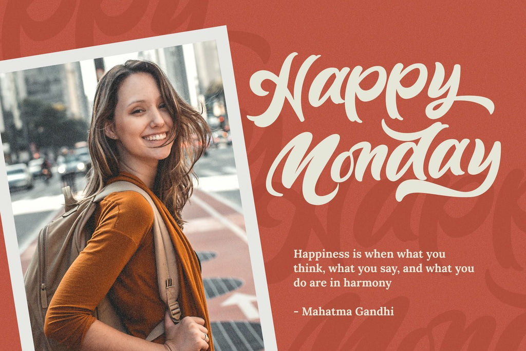 Lazy Monday - Bold Script Font - So Fontsy