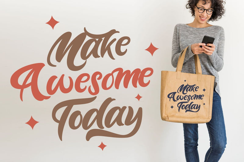 Lazy Monday - Bold Script Font - So Fontsy