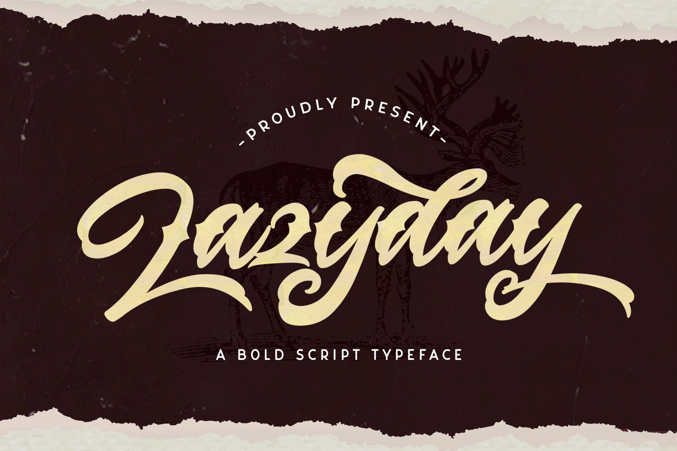 Lazyday - Bold Script Font - So Fontsy