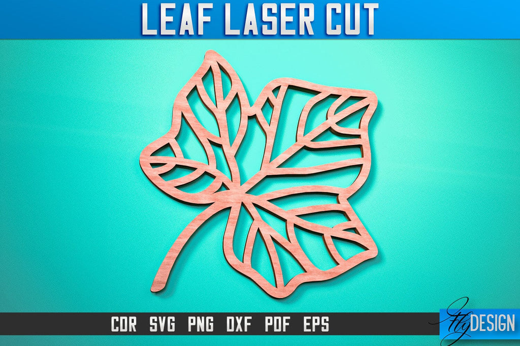 Leaf Laser Cut | Laser Cut SVG - So Fontsy