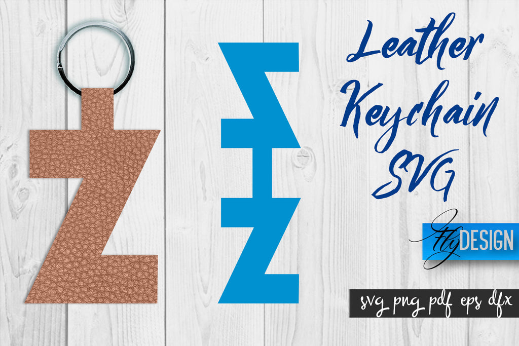 Leather Keychain Alphabet SVG | Key Fob Numbers SVG | Bag Tag Design ...
