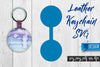 Leather Keychain SVG | Key Fob SVG | Bag Tag Design - So Fontsy
