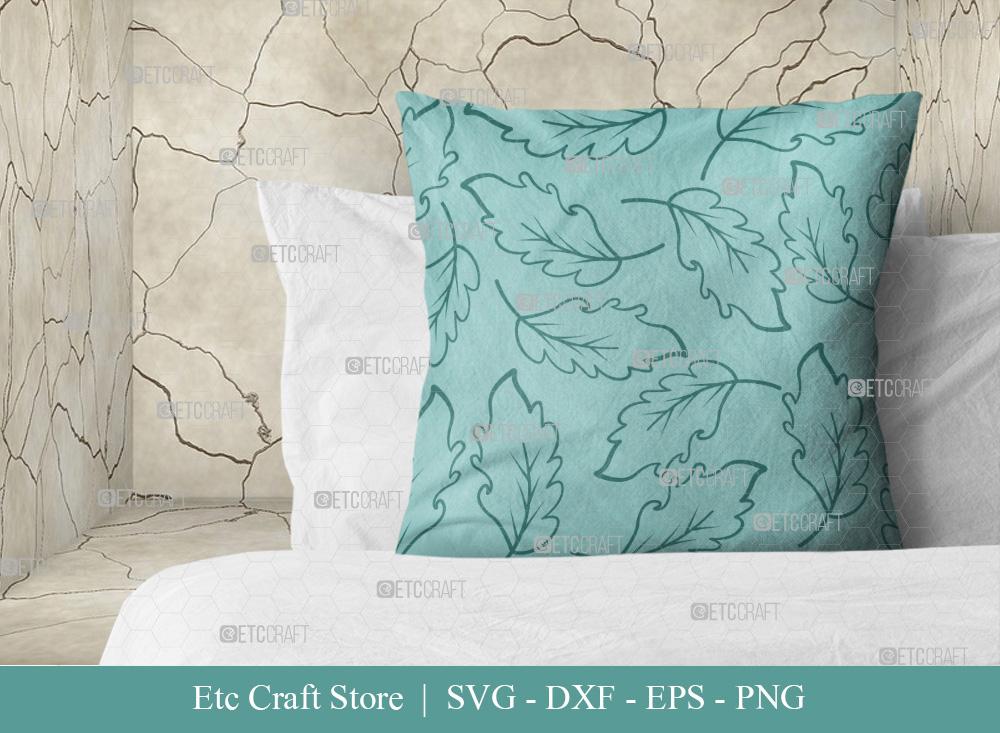 Leaves Pattern SVG Cut File | Seamless Pattern Svg | Pattern Background ...