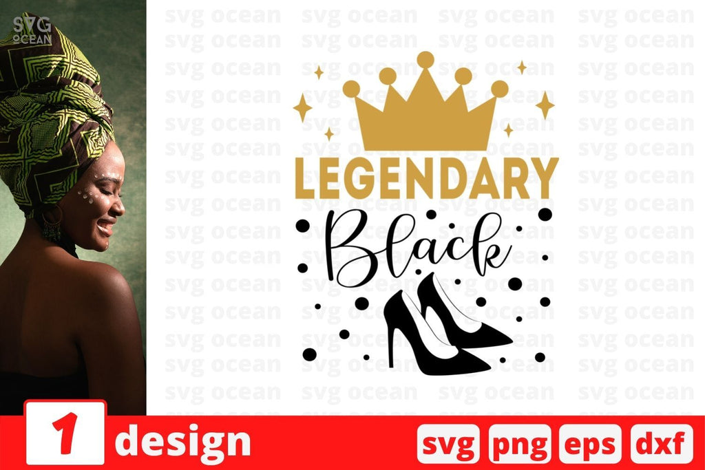 Legendary black SVG Cut File - So Fontsy