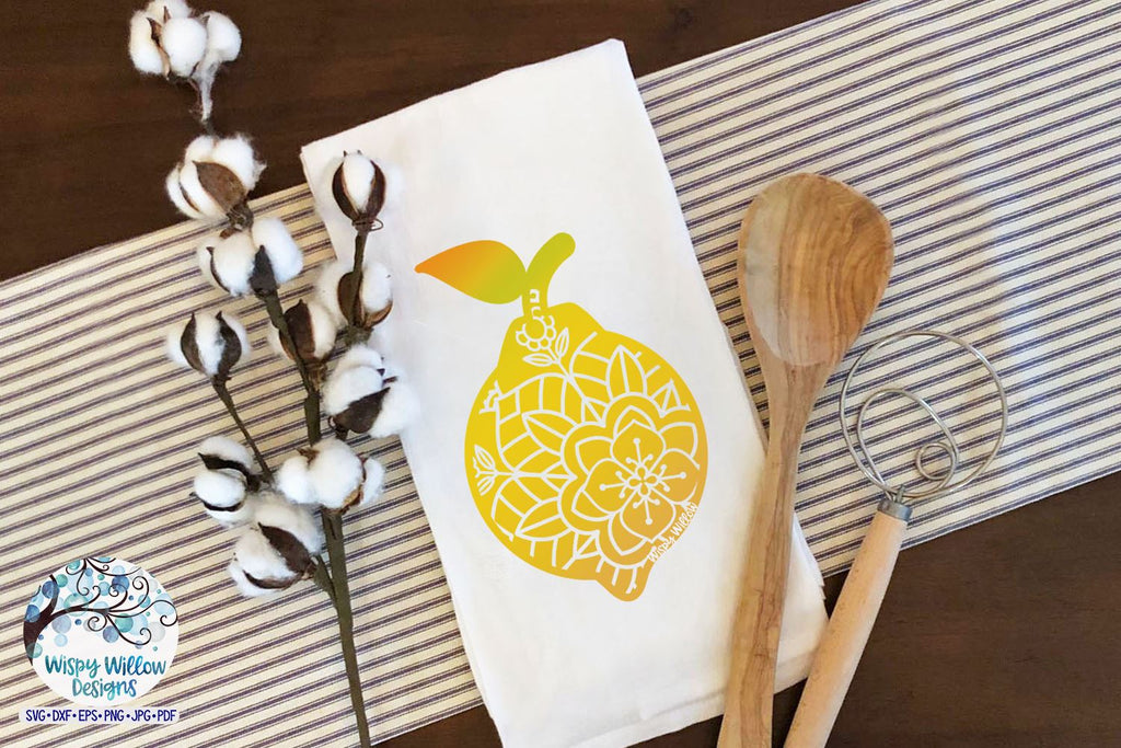 Lemon Mandala SVG - So Fontsy
