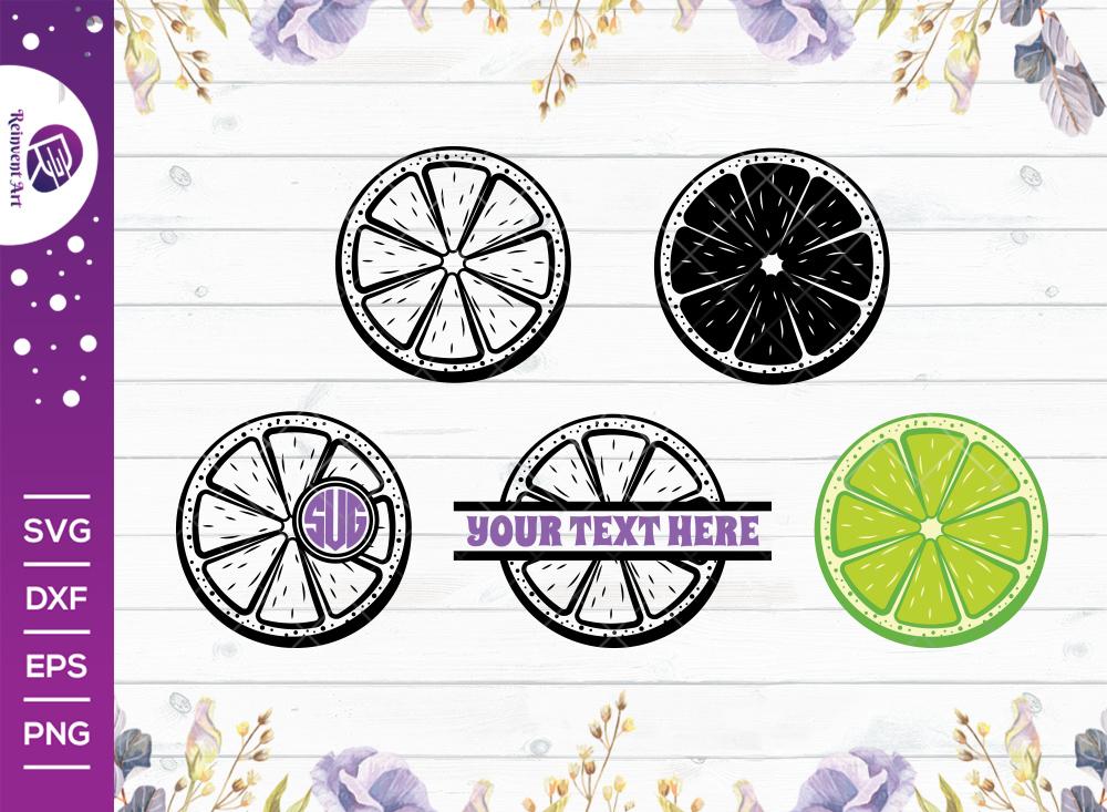Lemon Slice SVG Cut File | Half Lemon Svg | Lime Svg | Fruit Svg ...