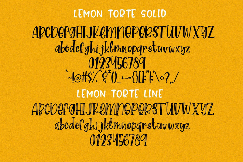 Lemon Torte - Crafty Font - So Fontsy