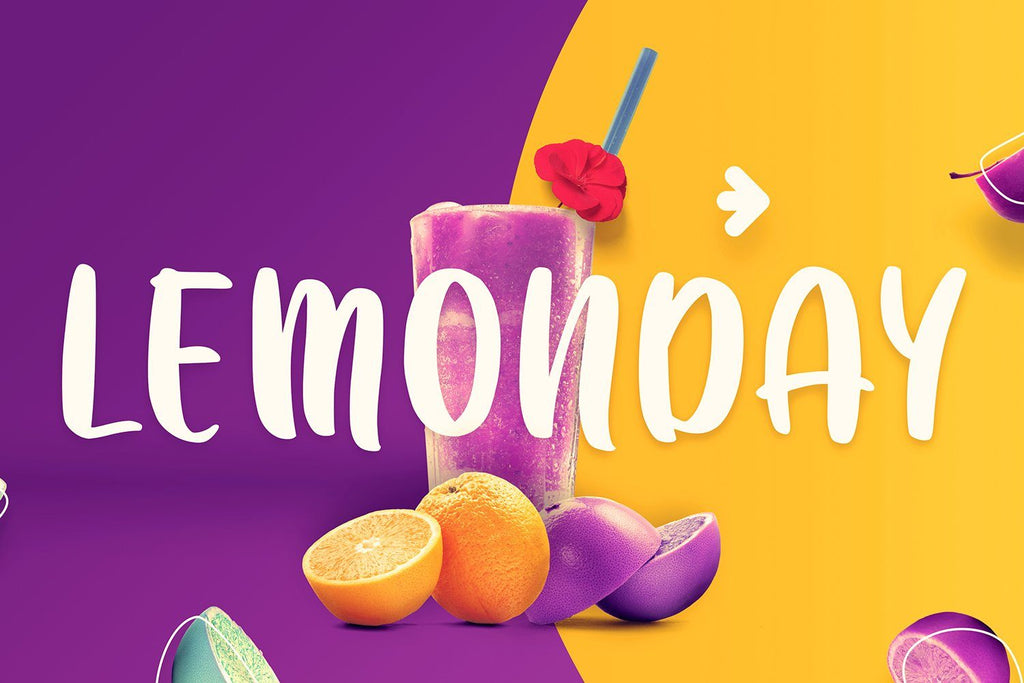 LEMONDAY FONT - So Fontsy