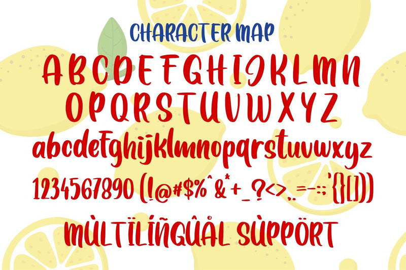 LEMONDAY FONT - So Fontsy