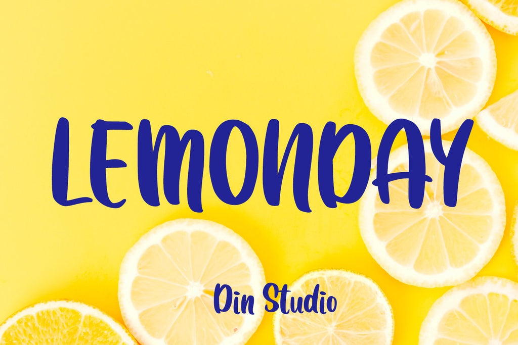 LEMONDAY FONT - So Fontsy