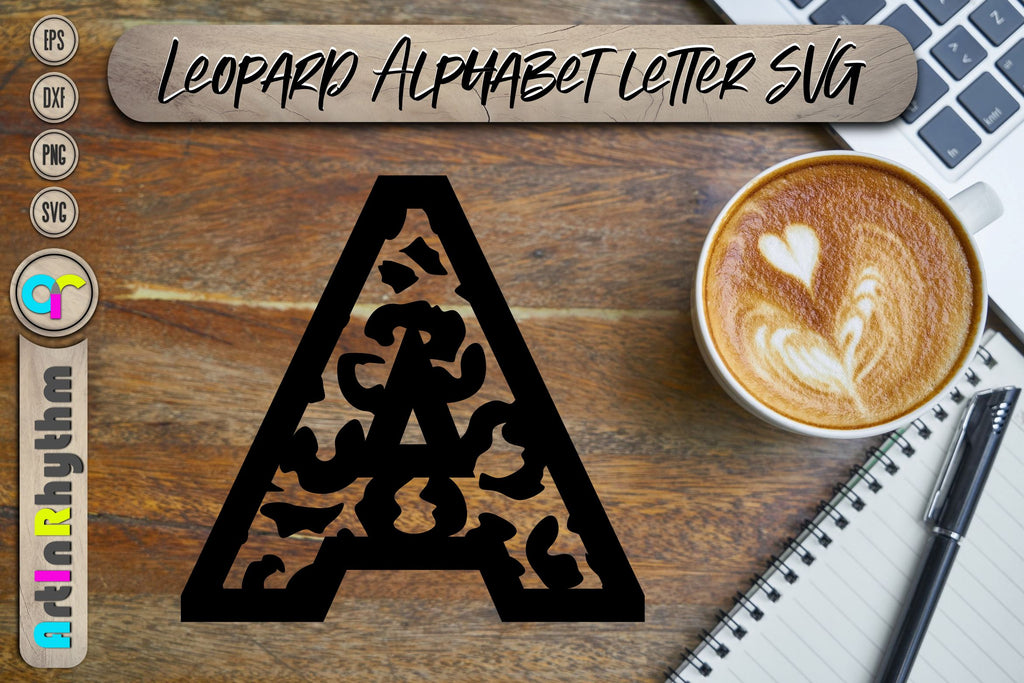 Leopard Alphabet letter svg bundle - So Fontsy