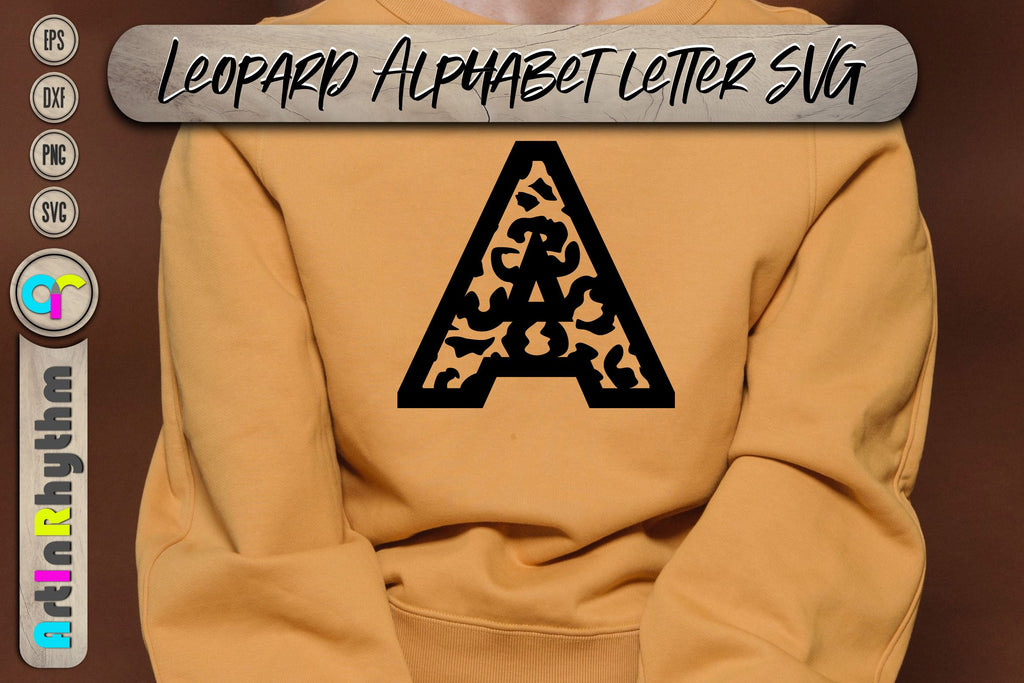 Leopard Alphabet letter svg bundle - So Fontsy