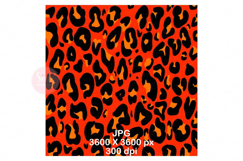 Leopard Digital Papers Backgrounds - So Fontsy