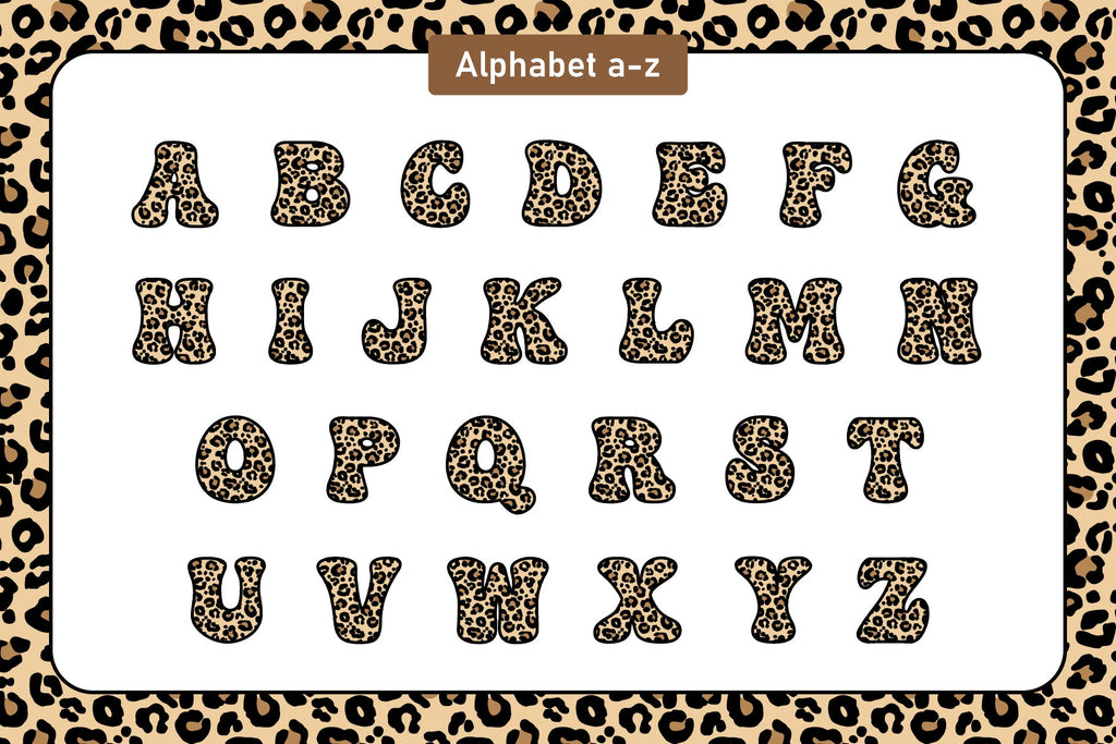 Leopard Groovy Color Fonts - So Fontsy