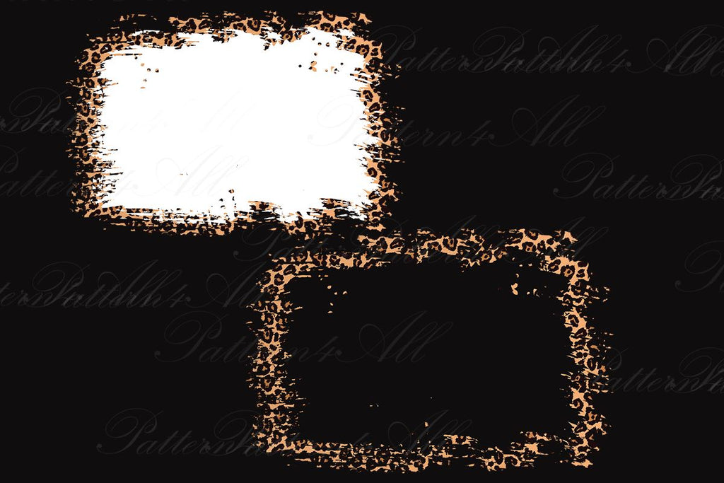 Leopard print and Bleach effect PNG, Bleached effect design sublimatio ...