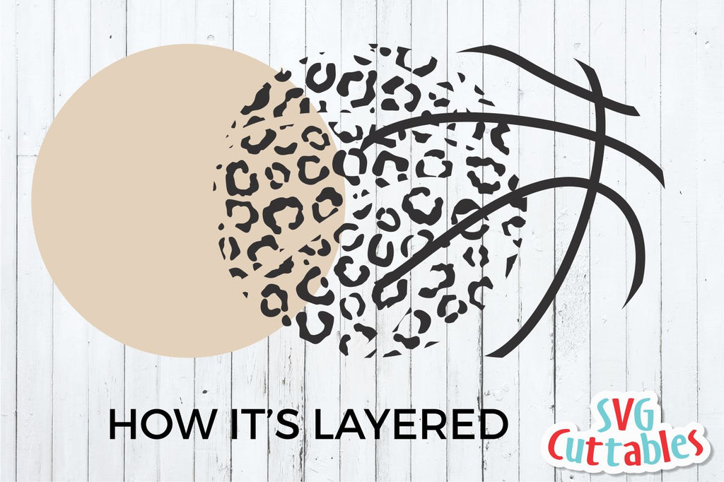 Leopard Print Basketball - So Fontsy