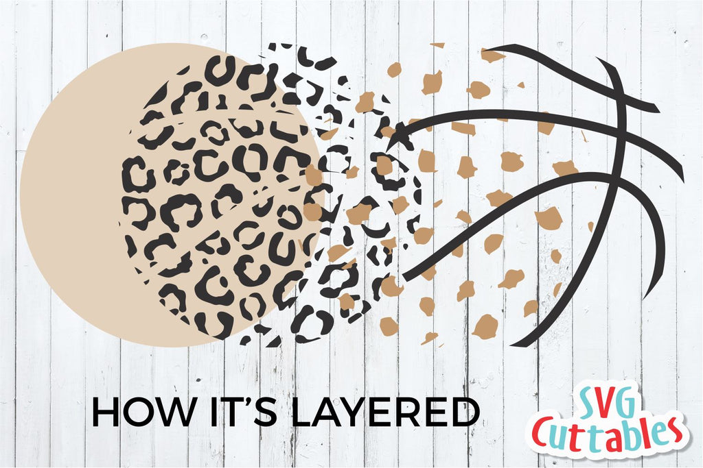 Leopard Print Basketball - So Fontsy