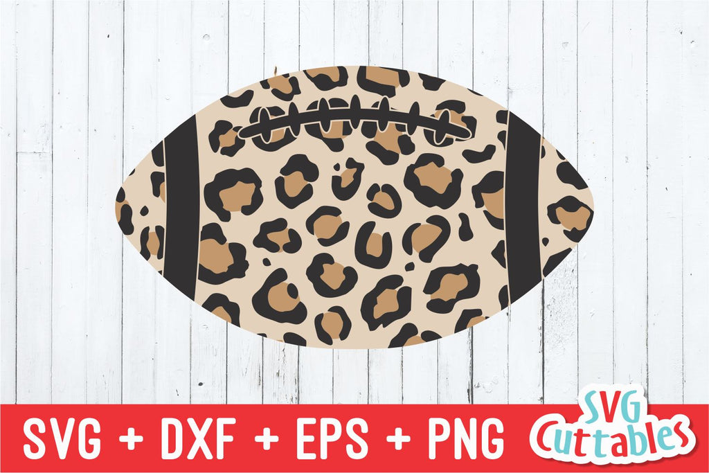 Leopard Print Football - So Fontsy