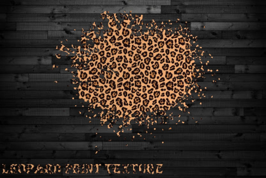 Leopard print labels pack, Leopard Background Patches, Splash Sublimat ...