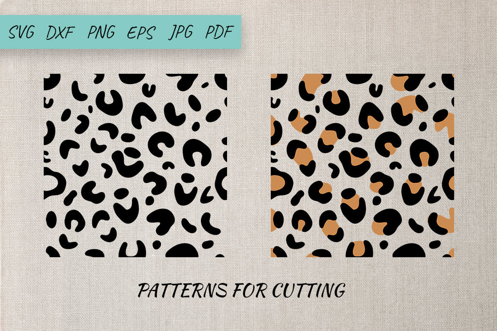Leopard print Svg, Leopard Pattern Svg, Animal Background - So Fontsy