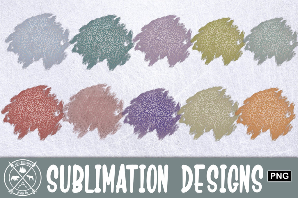 Leopard Print swatch Sublimation - So Fontsy