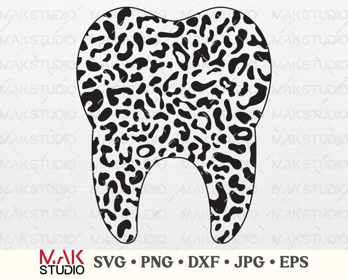Dentist svg, Leopard tooth svg, Leopard svg, Cheetah svg, Hygienist svg ...